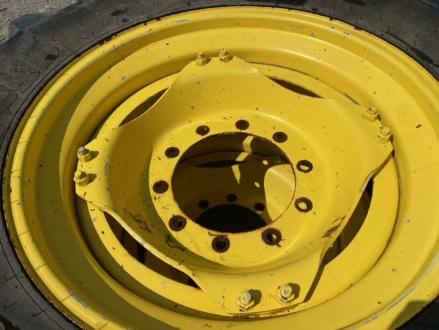 x2 NEW BKT tyres 380/85 R30 Tyres on john deere 10 rims – Estrada Exports