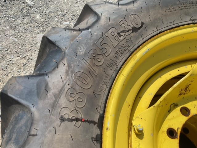 x2 NEW BKT tyres 380/85 R30 Tyres on john deere 10 rims – Estrada Exports