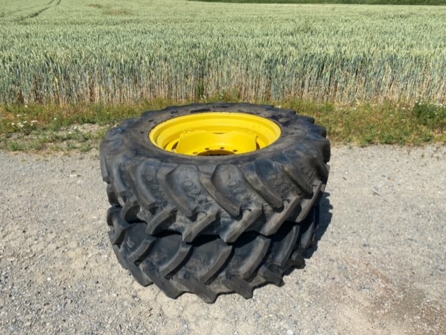 x2 NEW BKT tyres 380/85 R30 Tyres on john deere 10 rims – Estrada Exports